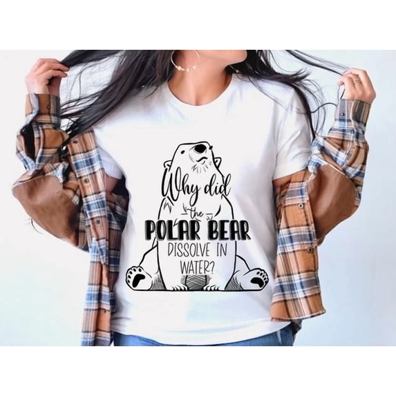 Chemistry Polar Bear Unisex T-Shirt, Chemistry Gift, Chemistry Sc ...