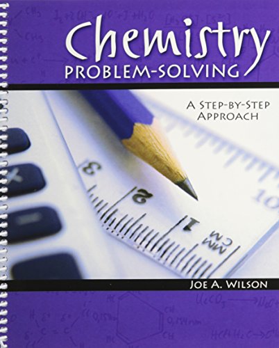 Pre-Owned Chemistry Problem-Solving: A Step-by-Step Approach Paperback ...