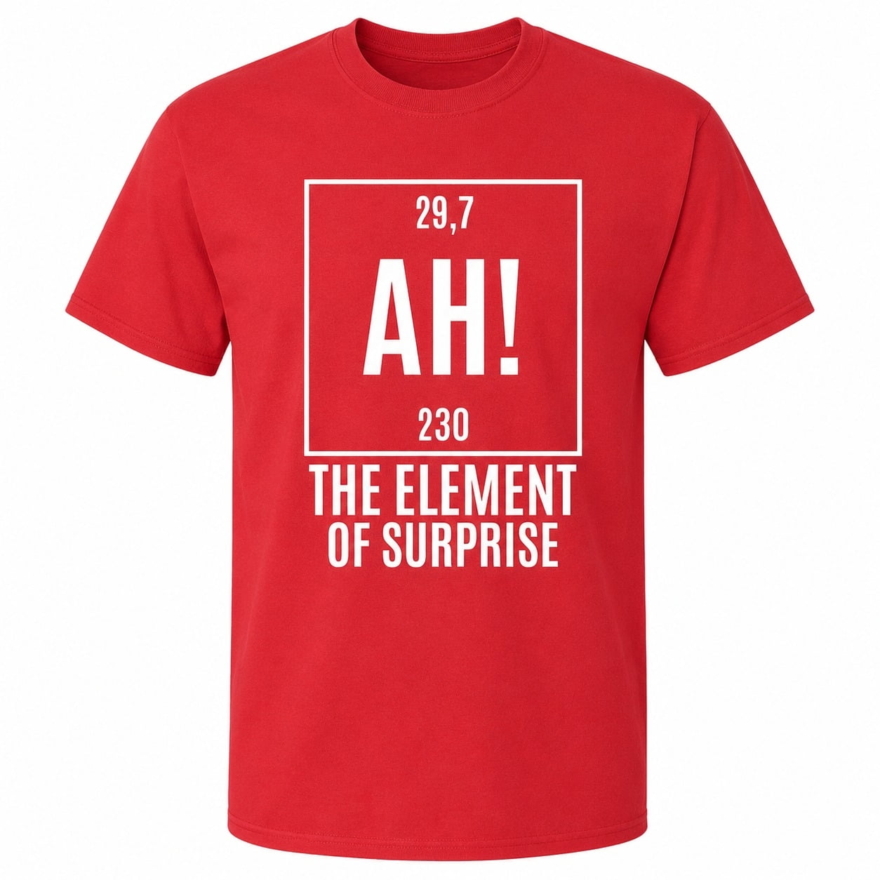 Chemistry Pun Graphic T-Shirt, Unisex Classic Fit Cotton Tee, AH ...