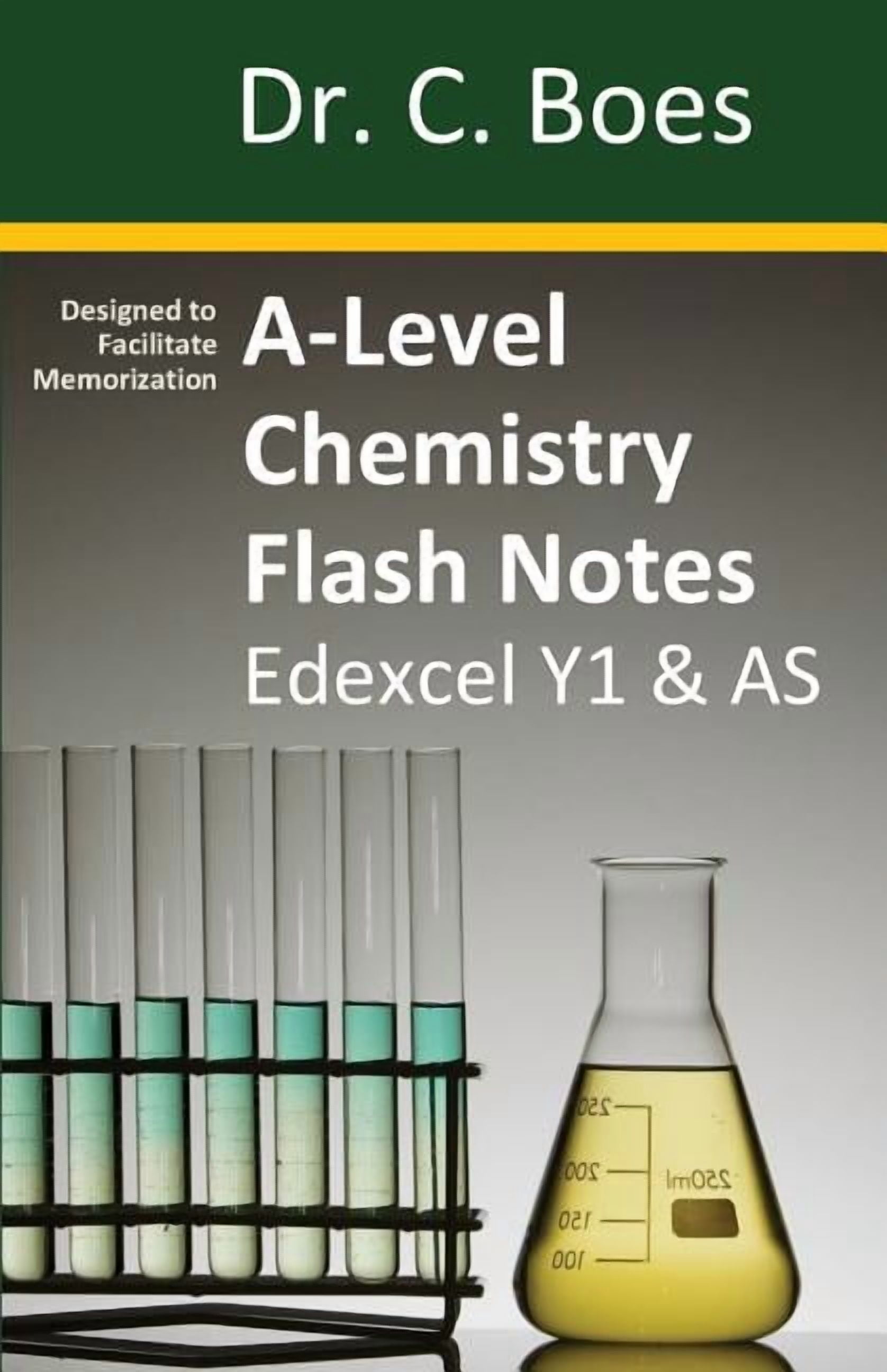 Chemistry Revision Cards A-Level Chemistry Flash Notes Edexcel Year 1 ...