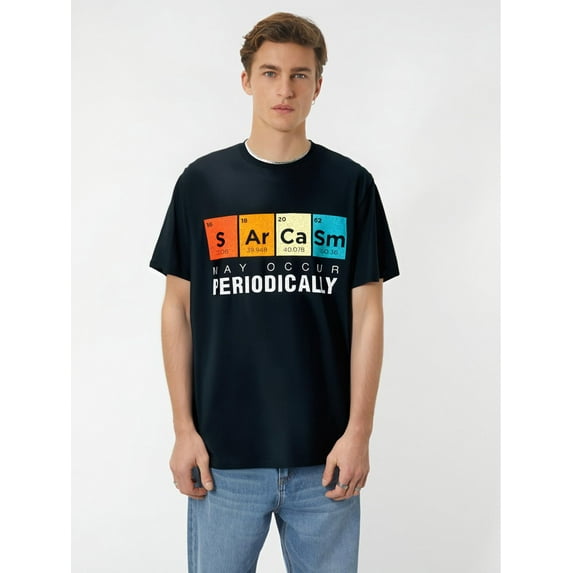 Chemistry Sarcasm May occur Periodically Periodic Table T-Shirt - 220g ...