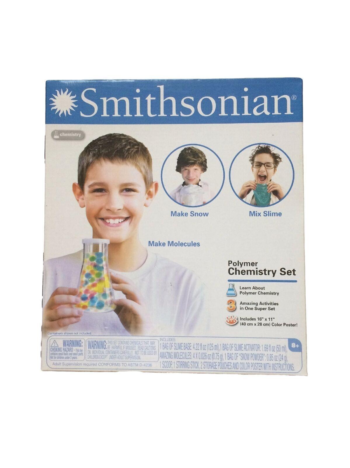Chemistry Set for Kids - Smithsonian Polymer Educational Science Set ...
