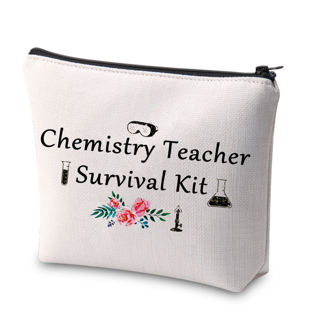 Chemistry Teacher Survival Kit Makeup Bag Chemistry Teacher Gift ...