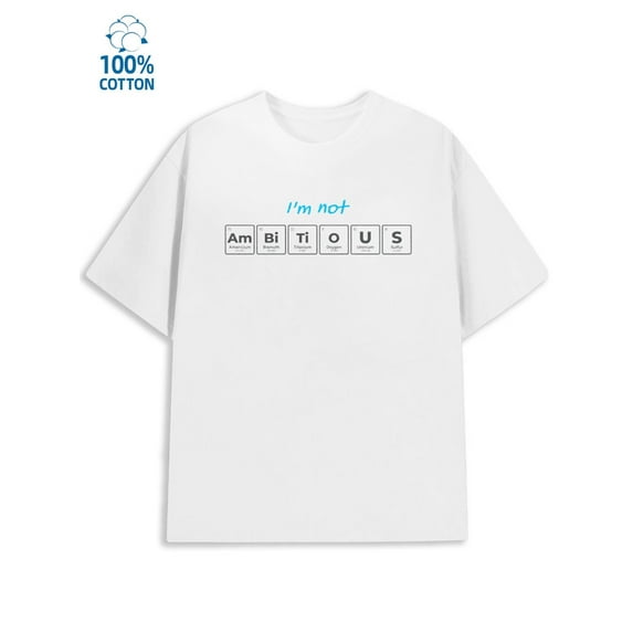 Chemistry Tee mens Chemistry 180G 100% Cotton white teenagers Periodic ...