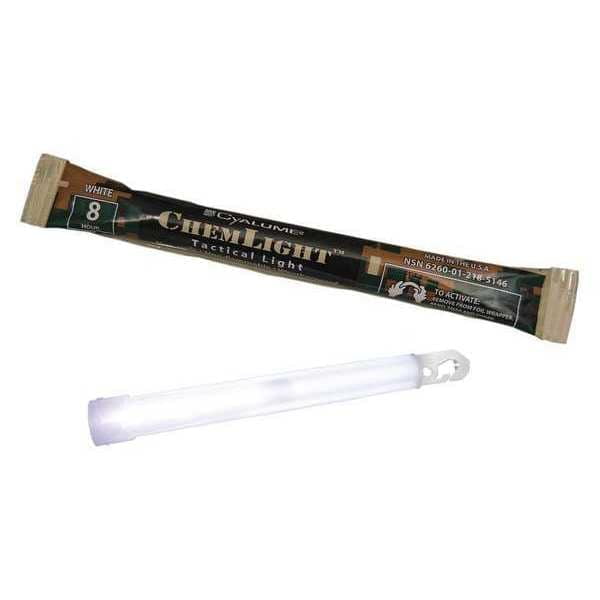 Chemlight by Cyalume Technologies Lightstick,White,6" L,8 hr.,PK10 9 ...