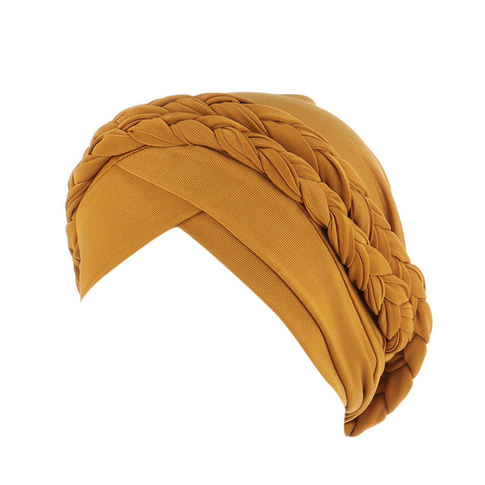 Chemo Cancer Head Hat Cap Ethnic Bohemian Pre-Tied Twisted Braid Hair ...