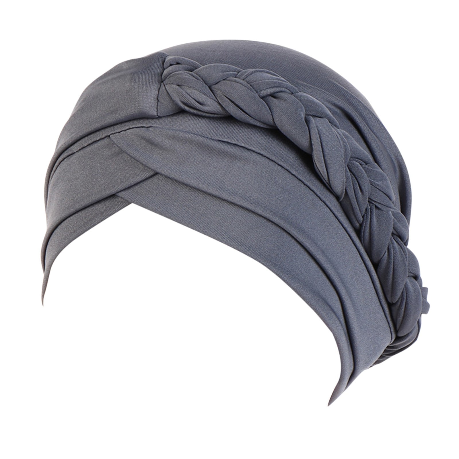 Chemo Cancer Head Hat Cap Ethnic Pre-Tied Twisted Braid Hair Cover Wrap ...