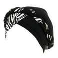 Chemo Cancer Head Hat Cap Ethnic Pre-Tied Twisted Braid Hair Cover Wrap ...
