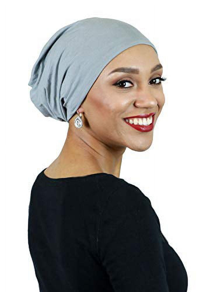 Chemo Cap For Women Bamboo Slouchy Hat Cancer Patients Headwear (Light ...