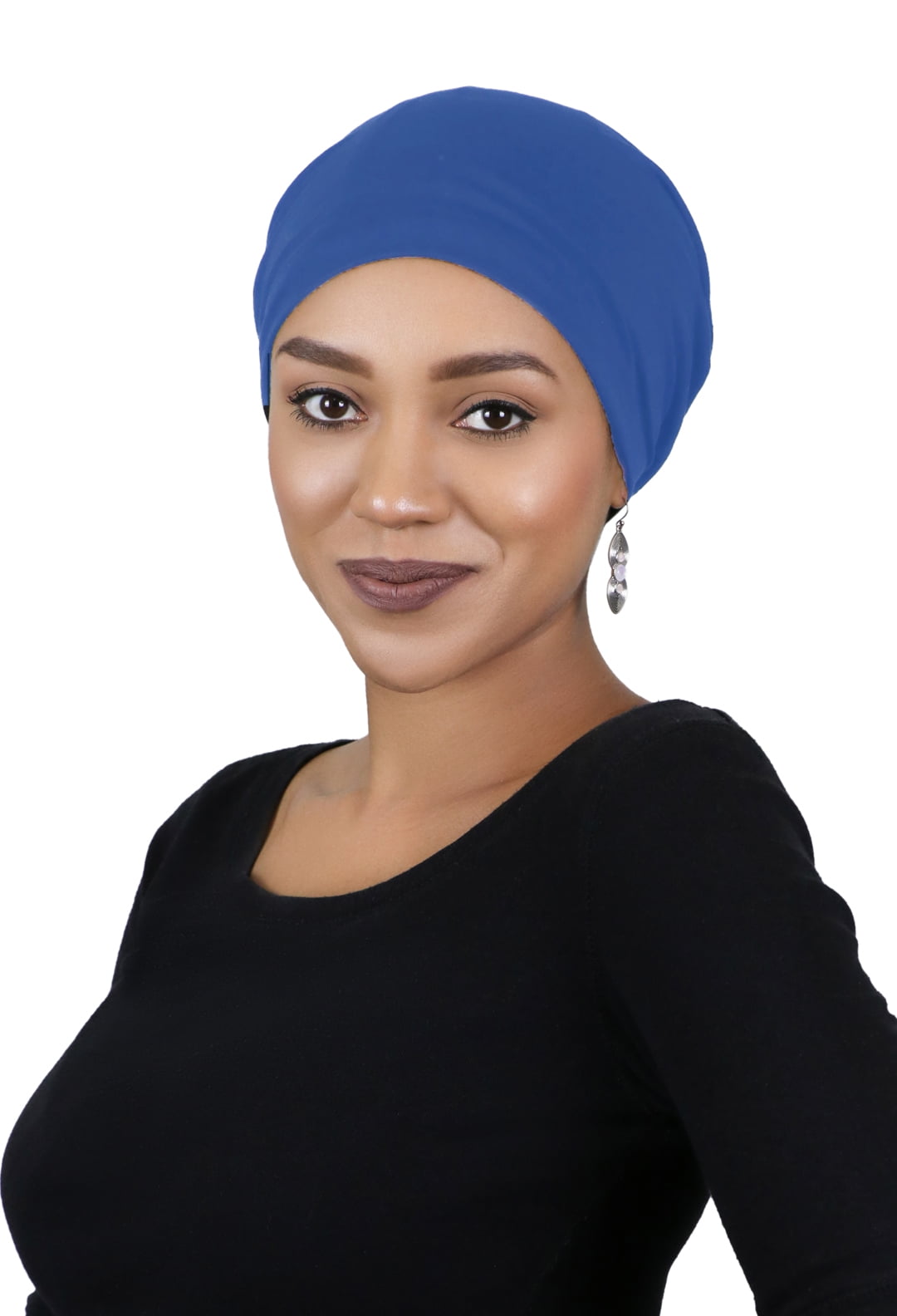 Chemo Cap For Women Bamboo Slouchy Hat Cancer Patients Headwear (Royal ...