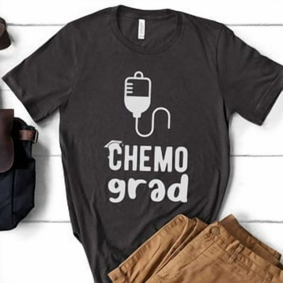 Chemo Grad Shirt Cancer Support Gift Cancer Fighter Shirt Chemotherapy ...