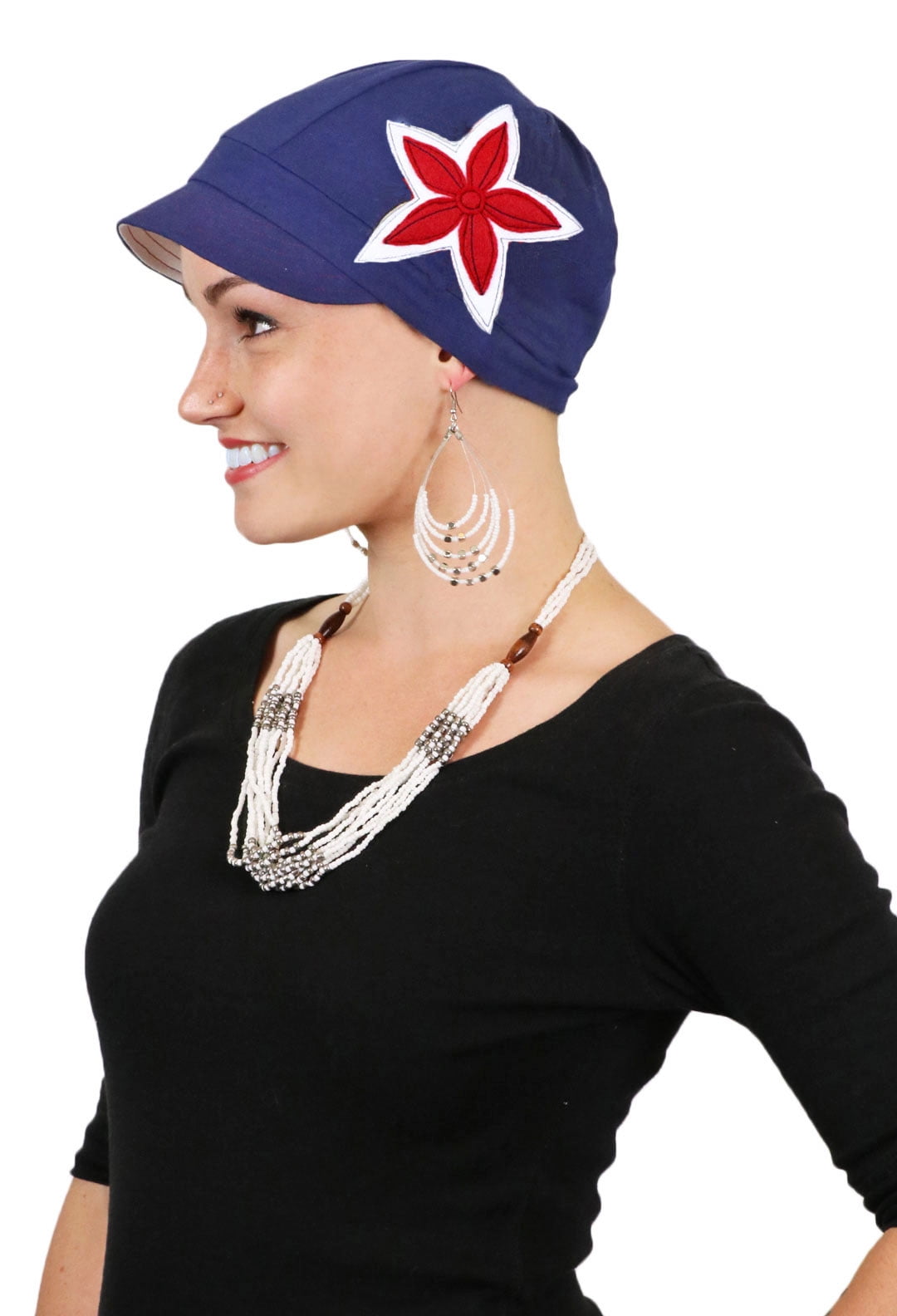 Chemo Hats for Women Cancer Headwear Headcoverings Soft Cotton Cute ...