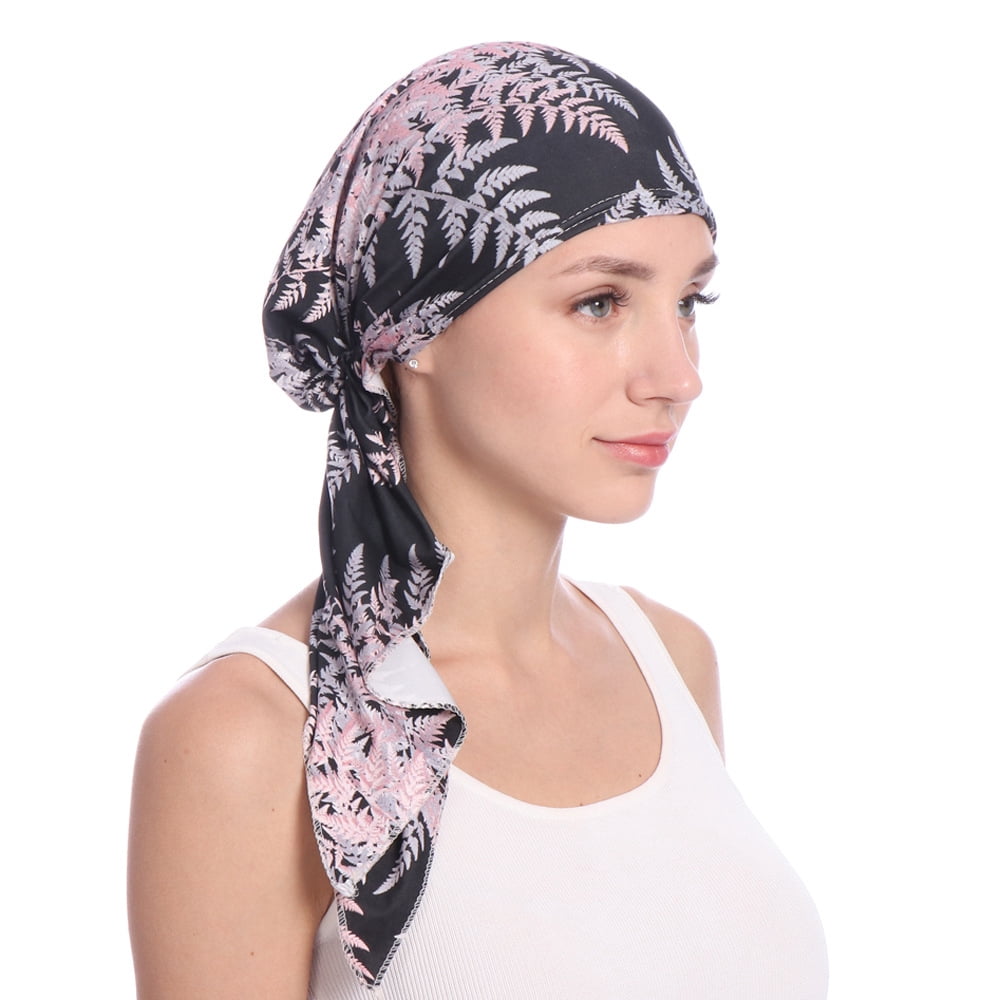 Chemo Headwear Turbans for Women Long Hair Head Scarf Headwraps Cancer ...