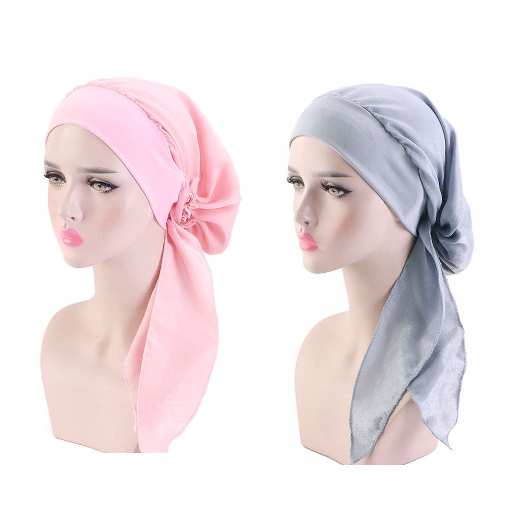 Chemo Headwear for Women Head Scarf Headwraps Silky Soft Turbans for ...