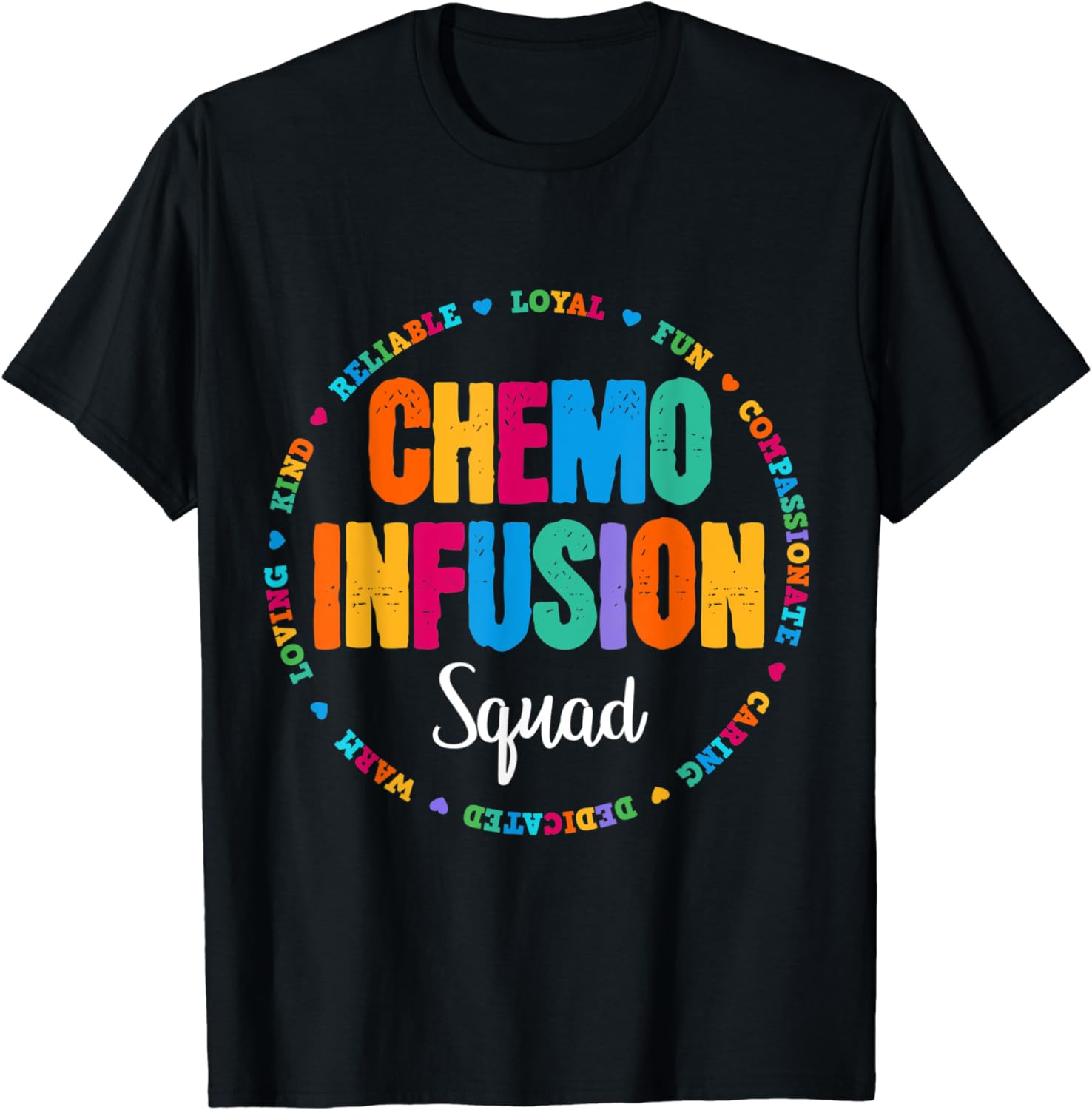 Chemo Infusion Squad Future Oncology Nurse Nursing School T-Shirt ...