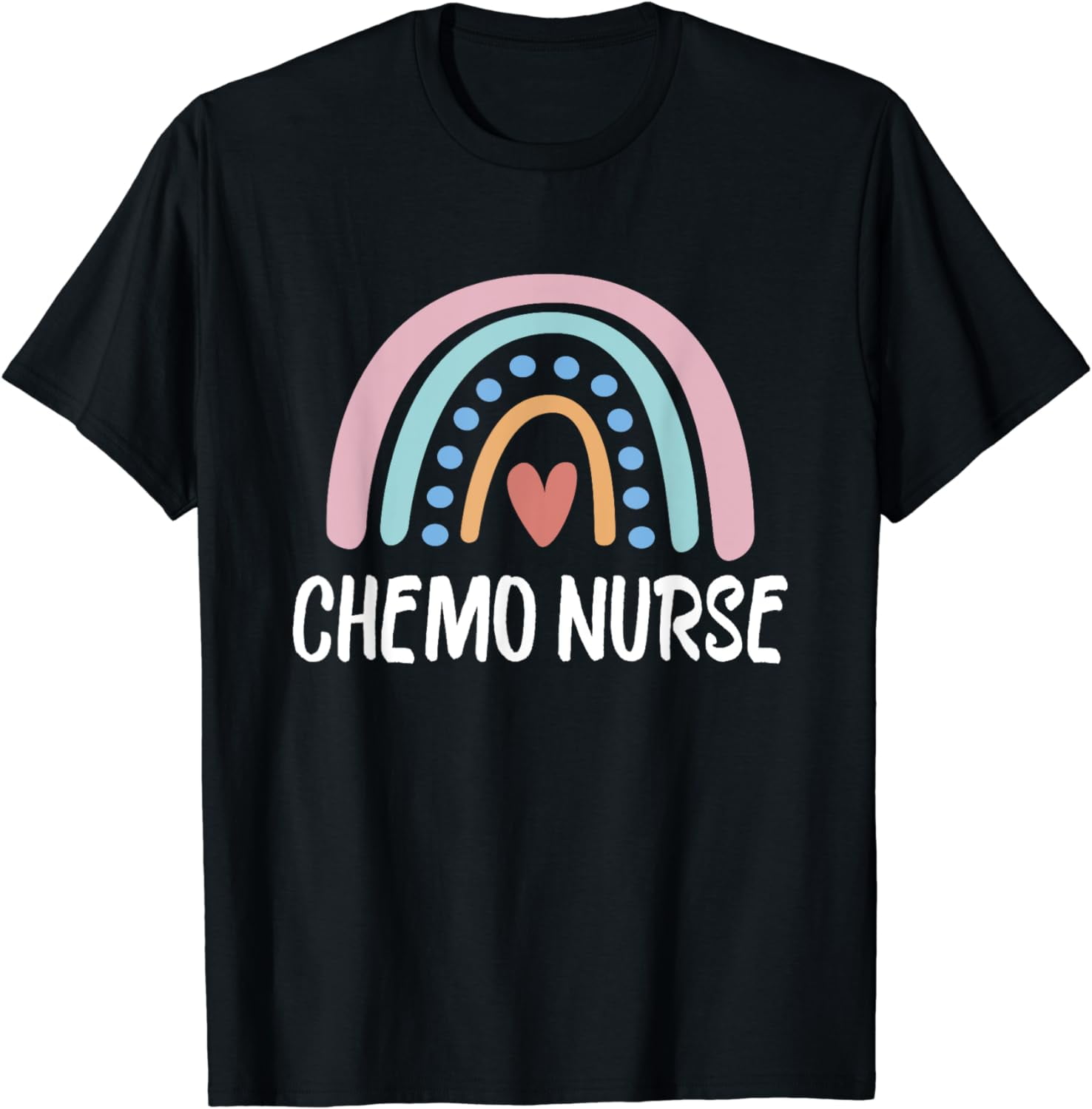 Chemo Infusion Squad Leopard Rainbow Chemo Infusion Nurse Cotton T ...