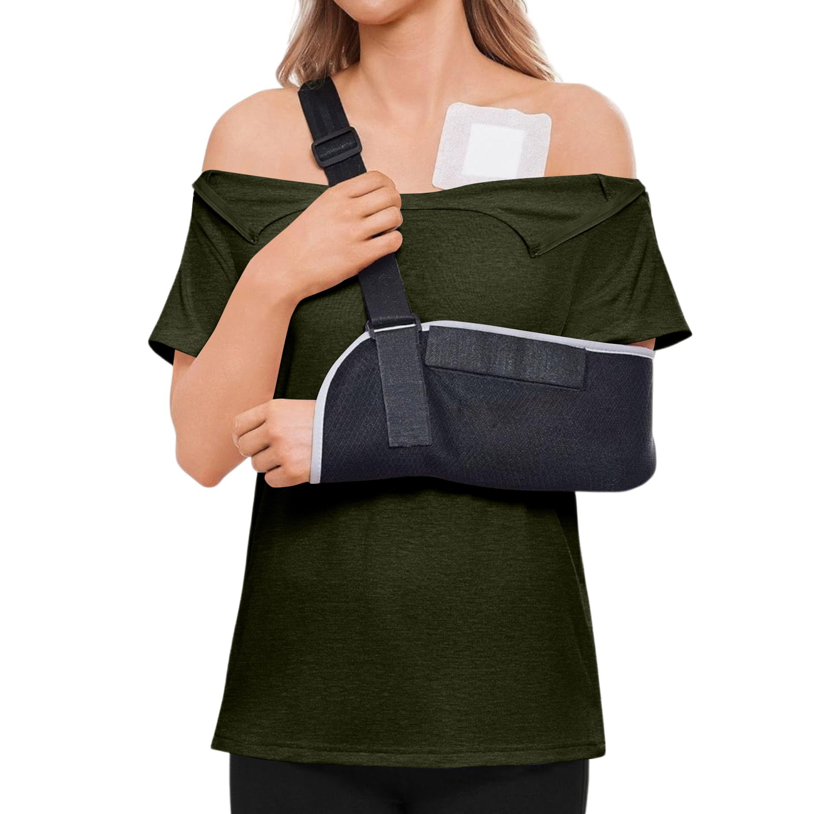 Chemo Port Shirts for Women Short Sleeve Tear Away Tops with Drain ...