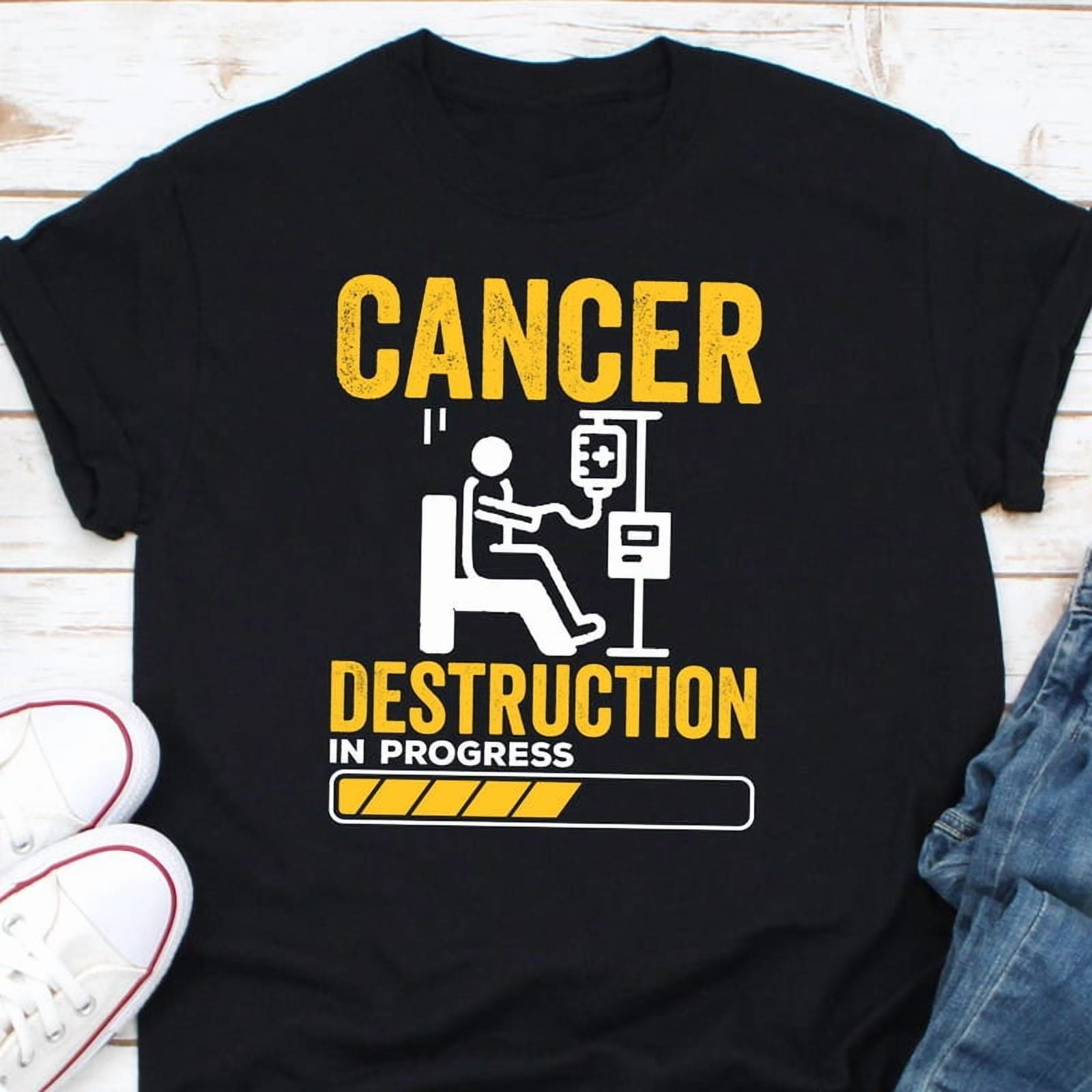 Chemotherapy Cancer Destruction Survivor Warrior Graphic T Shirt Best ...