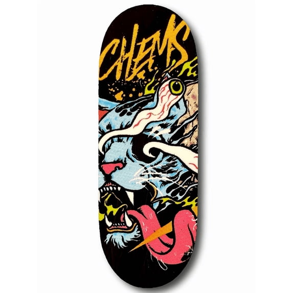 Maple Lab Fingerboard Deck El Huevo Graphic Mini Fingerboard Deck for ...