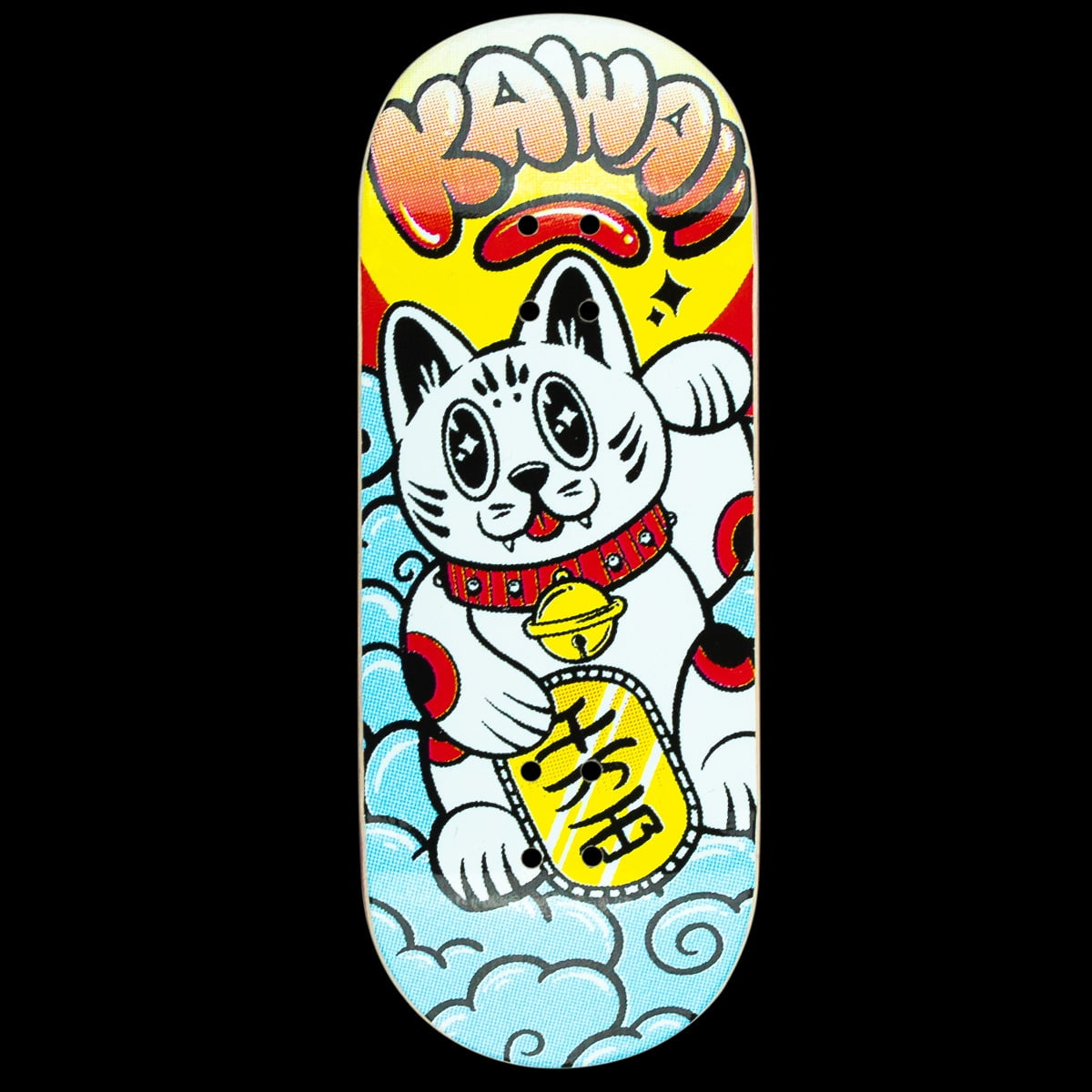 Chems Fingerboard Deck - Kawaii Ocho Pro Model Mid Pro Pop - 36mm ...