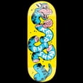 ChemsFB Chems Fingerboard Deck - Yellow Keep Pushing Low Pro Pop - 33mm ...