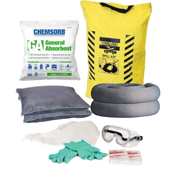 Chemsorb Commando Universal Spill Containment Kit SP30GA-COM - Walmart.com