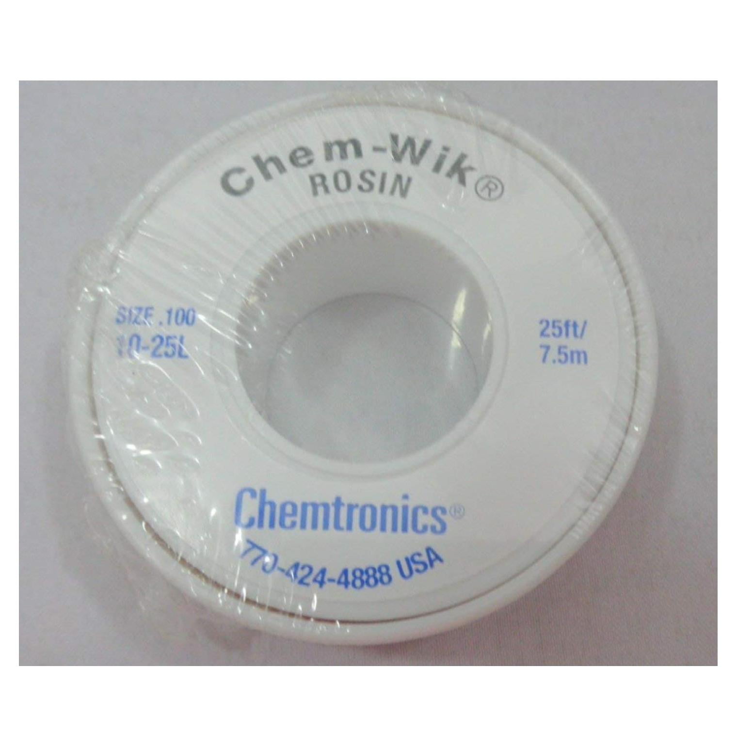 Chemtronics 10-25L Chem-Wik Rosin Desoldering Braid - Walmart.com