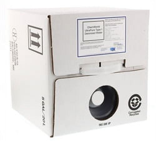 Chemworld Type 1 Deionized Water - 20 liter cubitainer - Walmart.com