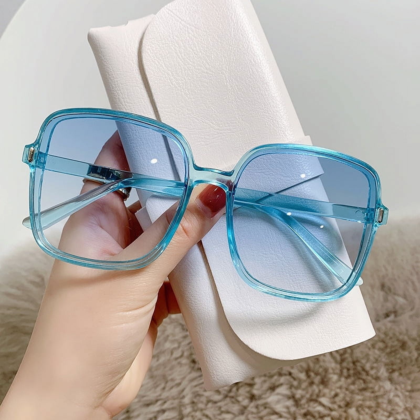 Chen Jincai Vintage Oversized Square Sunglasses 2025 Women Fashion ...