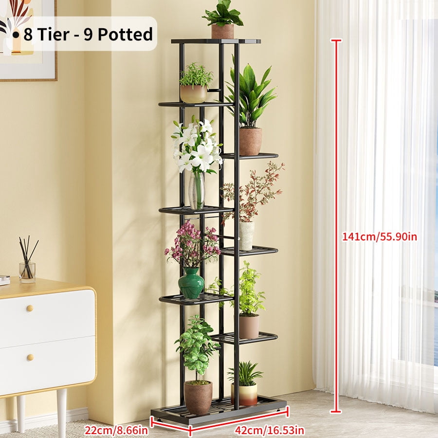 Chen JincaiFlower Stand Rack Storage Shelf Iron Plant Holder Home ...