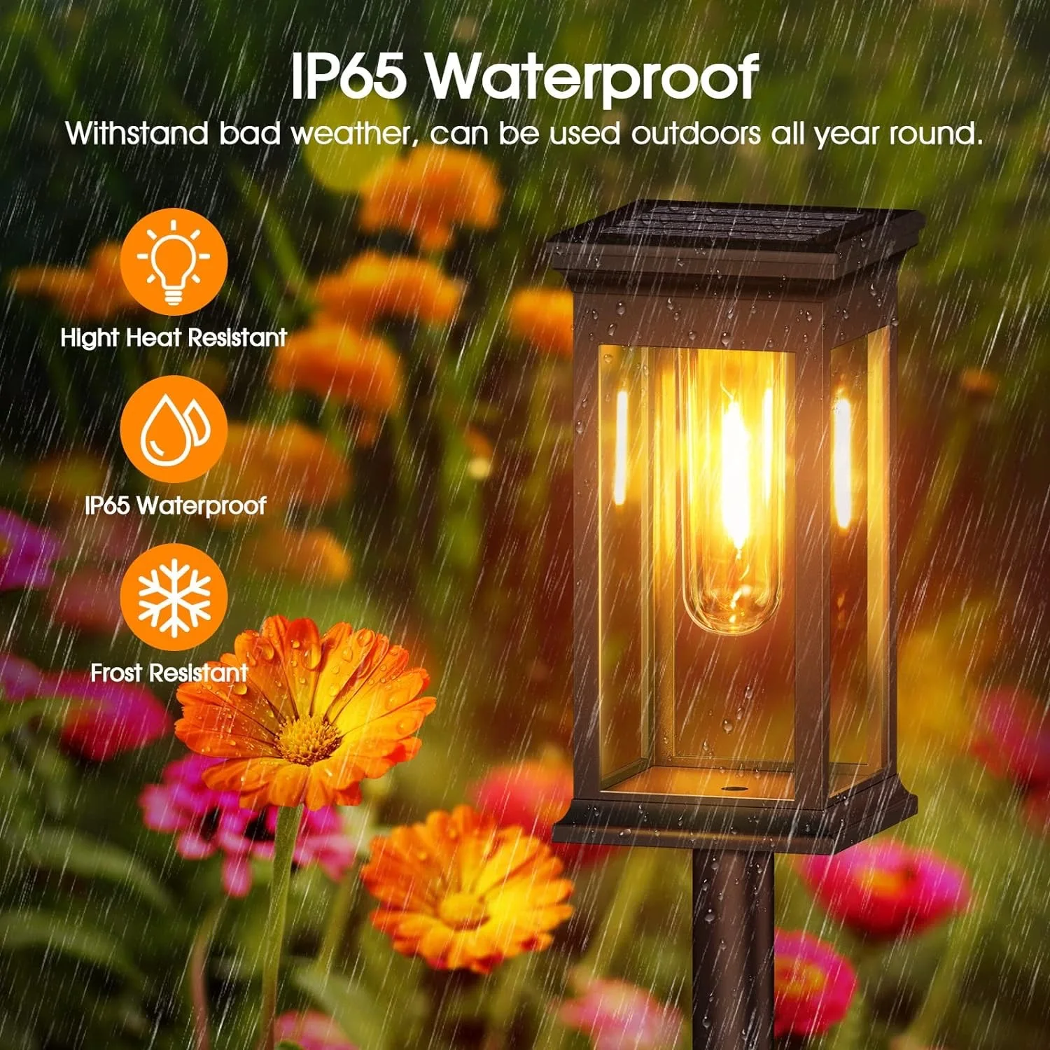 Chen JincaiSolar Pathway Lights Outdoor Solar Pathway Garden Lamp ...