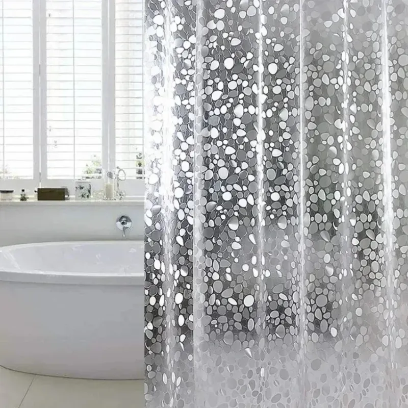 Chen WeiBathroom Shower Curtain Transparent Lining Waterproof Bathtub ...