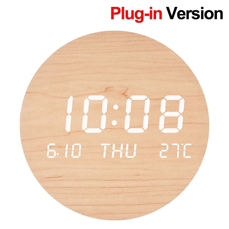 Chen WeiLED Digital Wall Clock Temperature Date Time Multi-function ...
