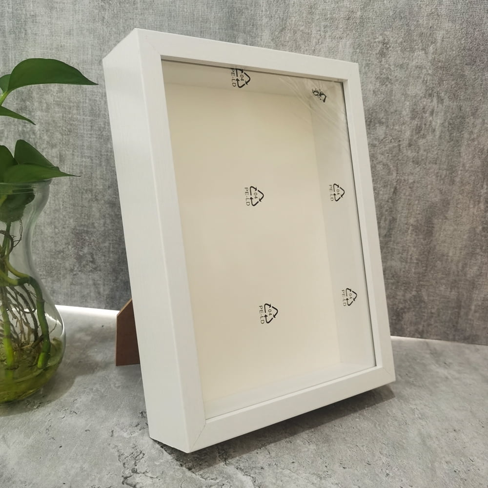Shadow Box Depth 3cm Wooden Photo Frame For Displaying Three ...