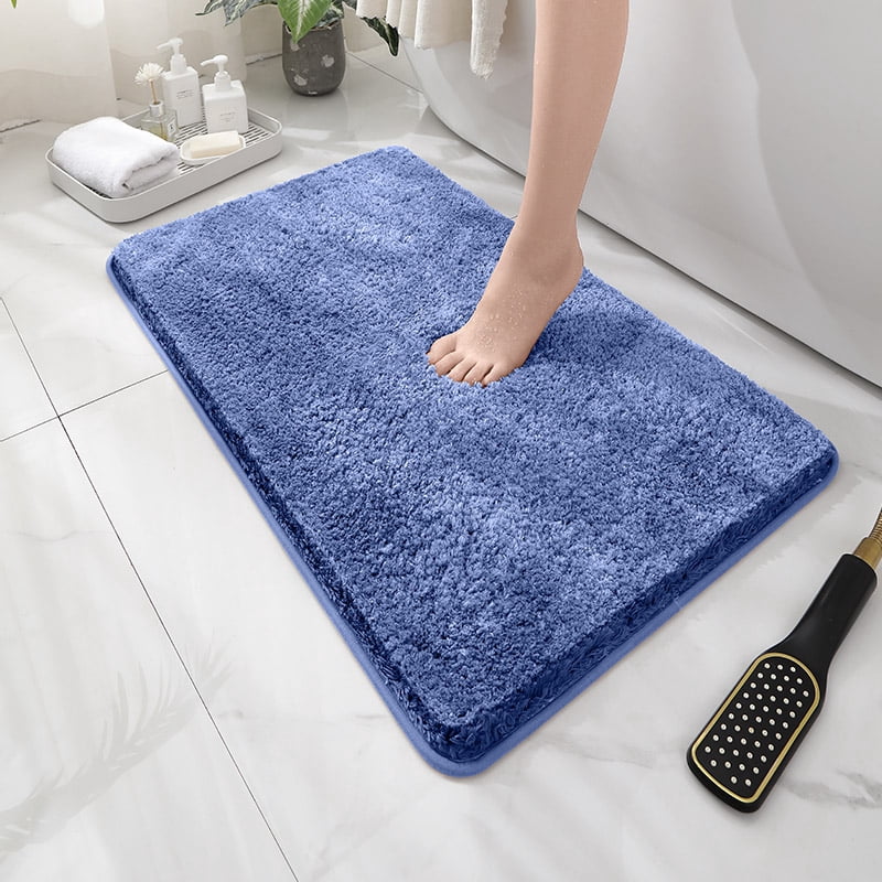 Chen WeiSoft Comfortable Thick Plush Floor Mat,Bathroom Floor Rug ...
