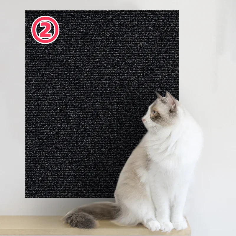 Chen WeiTrimmable Self-Adhesive Carpet Cats Scratch Board Wall Anti Cat ...