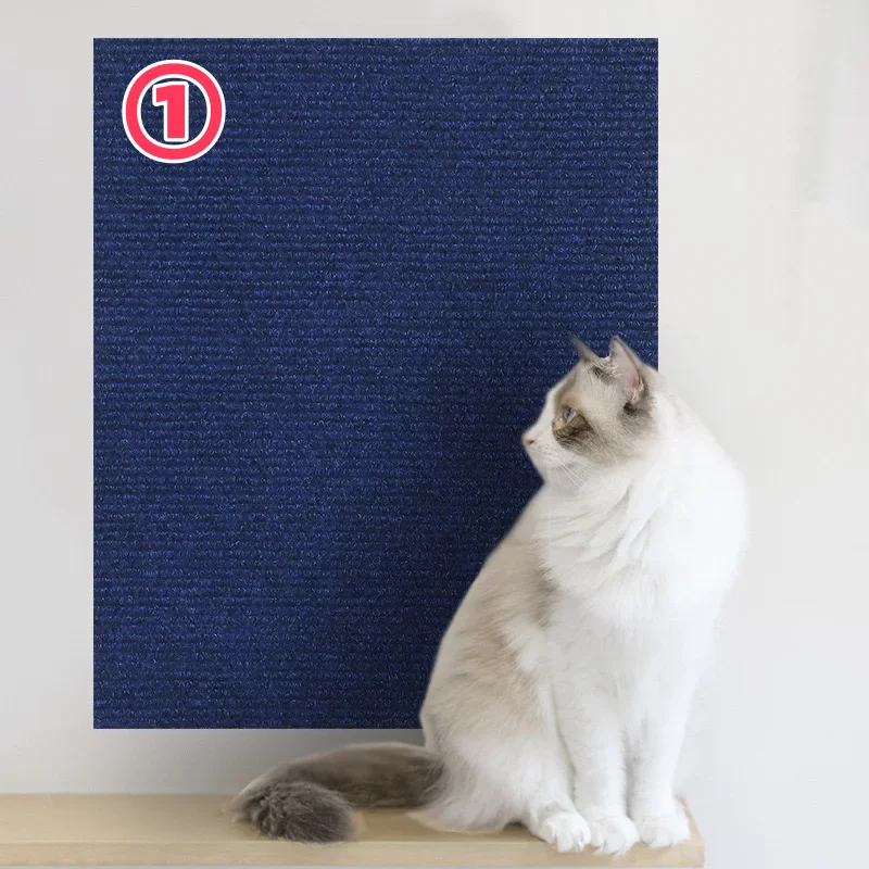 Chen WeiTrimmable Self-Adhesive Carpet Cats Scratch Board Wall Anti Cat ...