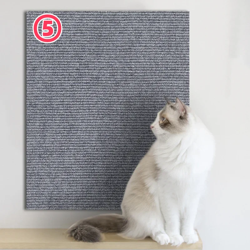 Chen WeiTrimmable Self-Adhesive Carpet Cats Scratch Board Wall Anti Cat ...