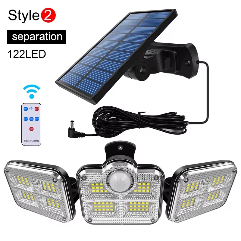 Chen Yuming 122/333LED Solar Lights Outdoor Motion Sensor Human ...