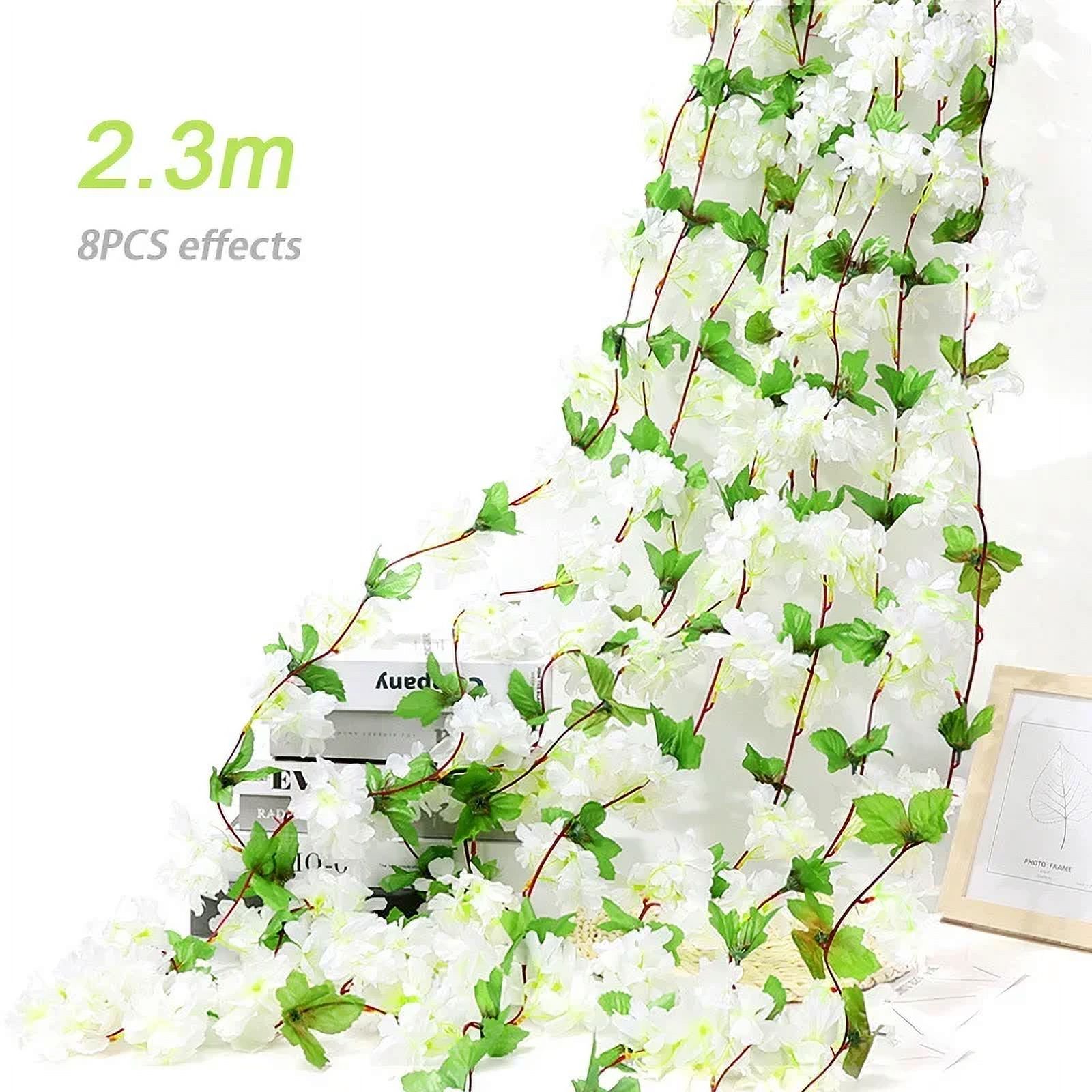 Chen Yuming 180cm Artificial Flowers Cherry Blossom Sakura Garland ...
