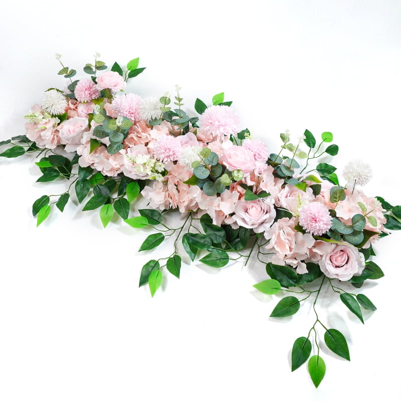 Chen Yuming 50/100CM DIY Wedding Flower Wall Arrangement Supplies Silk Peonies Rose Artificial ...
