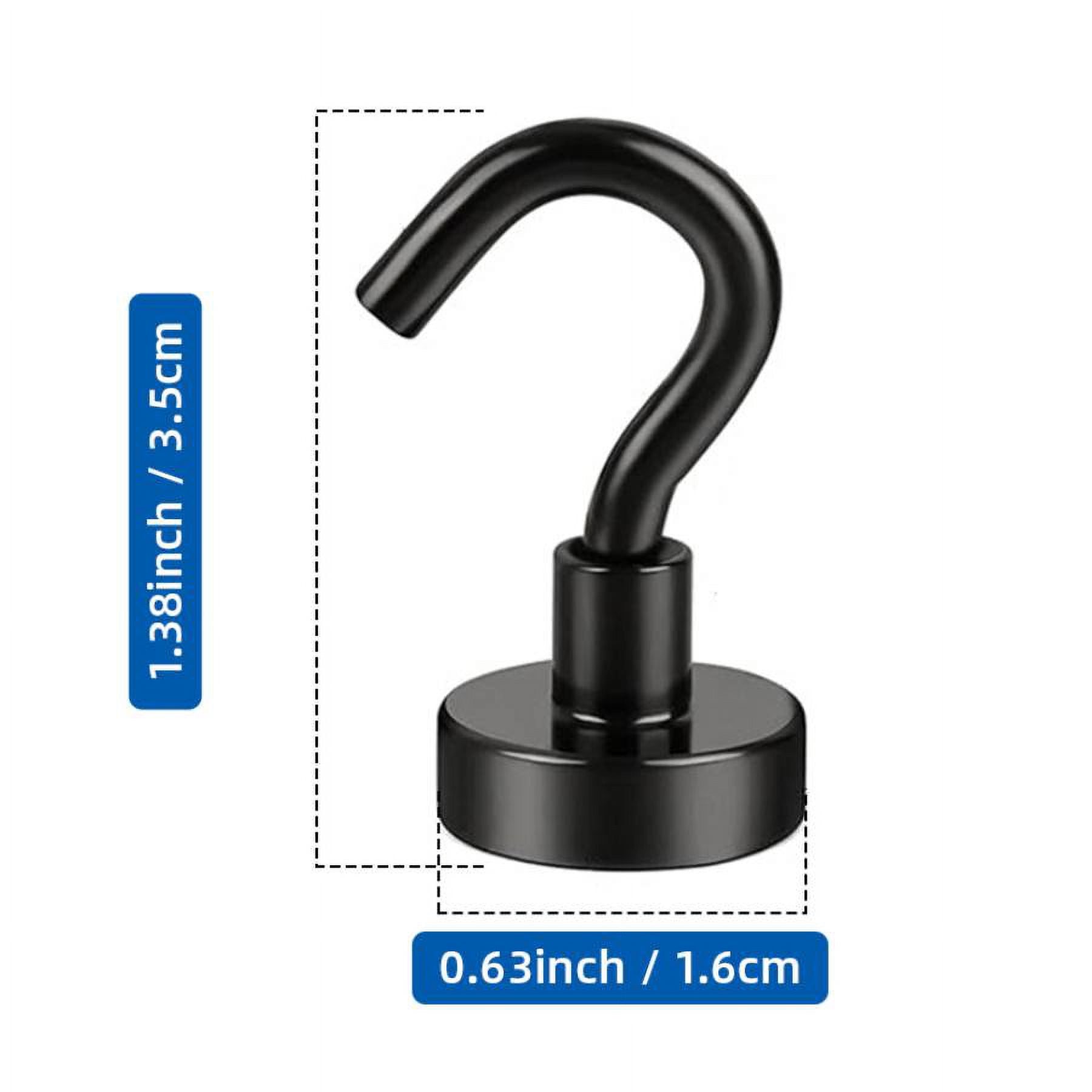 Chen Yuming Black Magnetic Hooks, 25Lbs Strong Heavy Duty Cruise Magnet ...