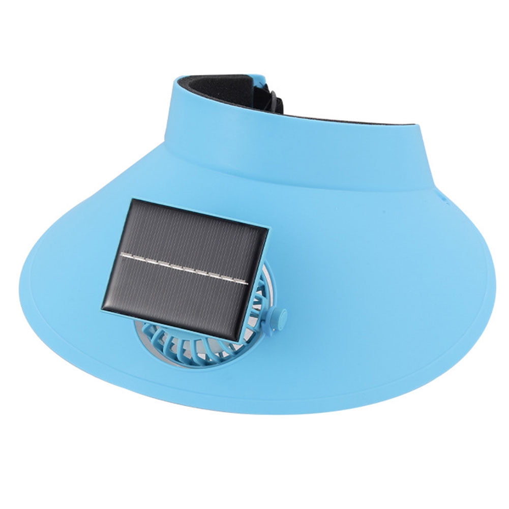 Chen Yuming Sun Visor Hat with Fan Three Temp Settings Summer Sun Hats ...