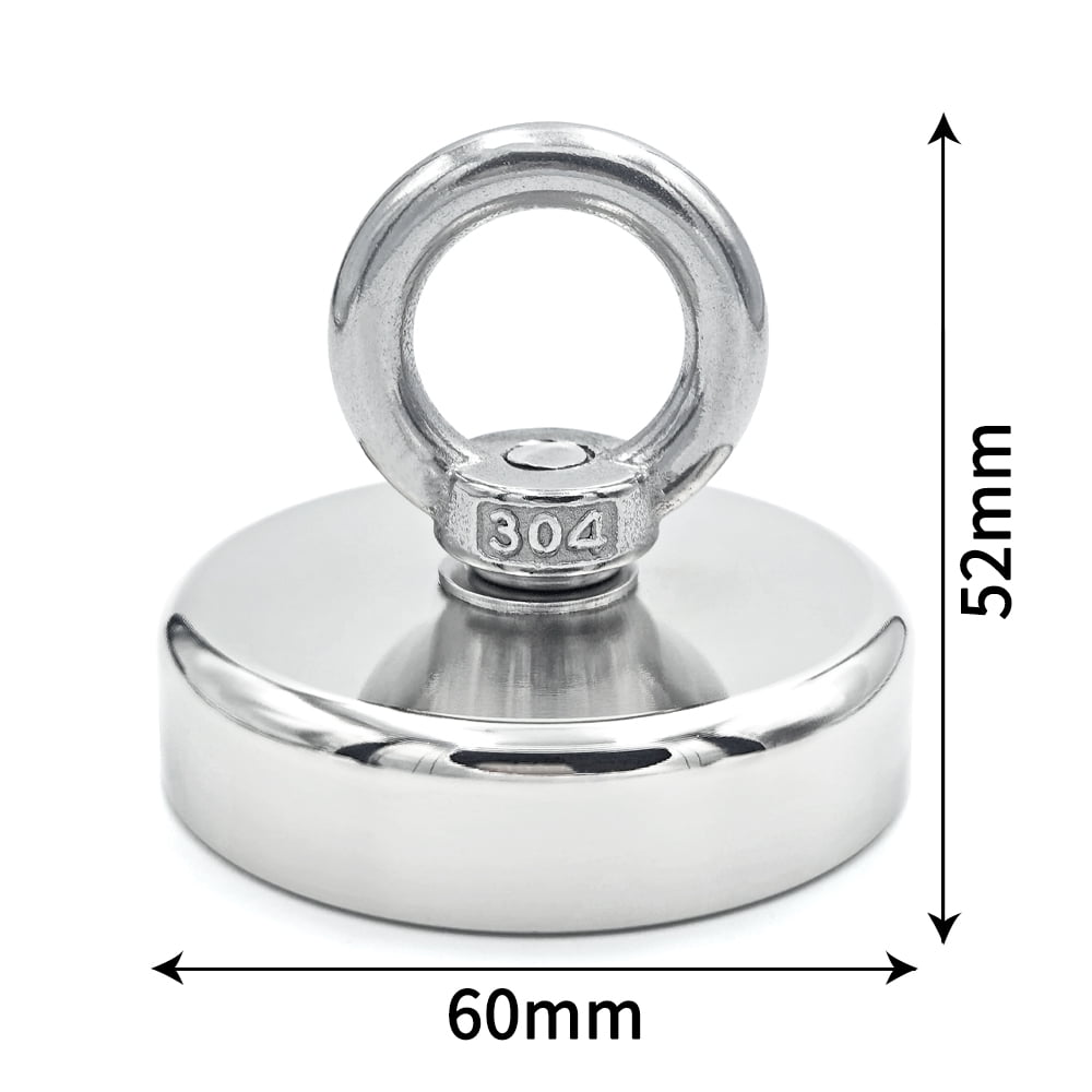 Chen Yuming Super Strong Neodymium Fishing Magnet Hooks N52 Heavy Duty Magnet with Countersunk ...