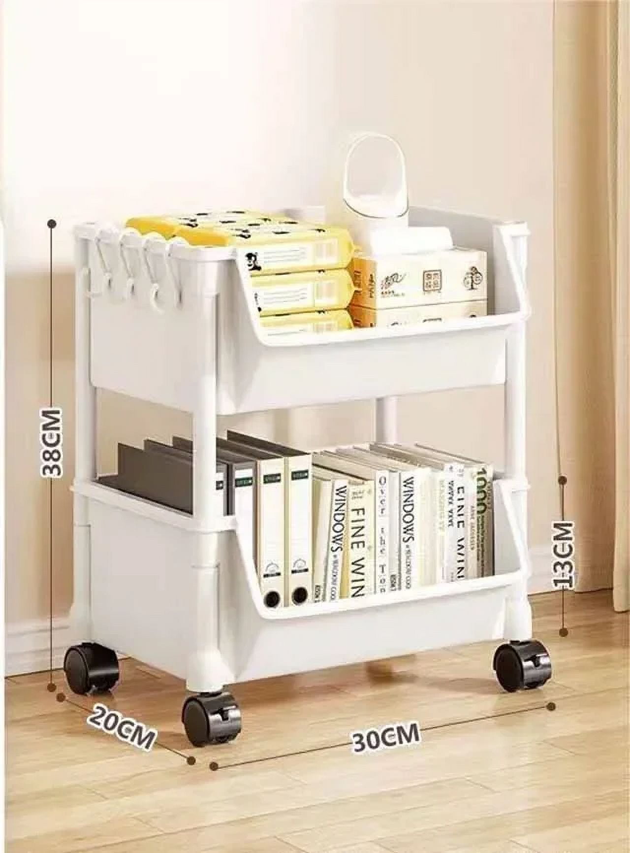 Chen Yuming Trolley Bookshelf Kitchen Storage Rack Kitchen Corner ...