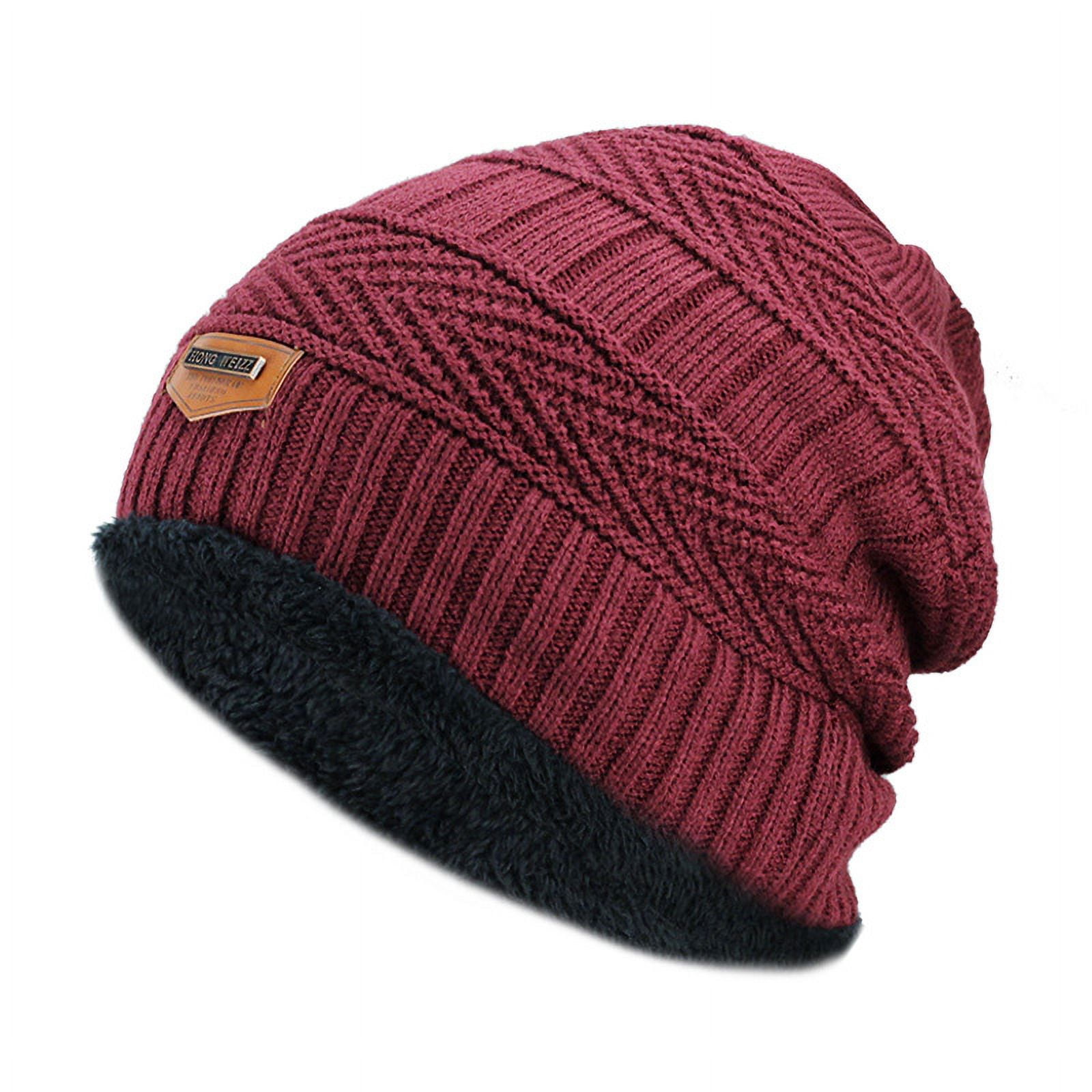 Chen Yuming Winter Beanie Hat for Men Knitted Hat Winter Cap Beanie ...