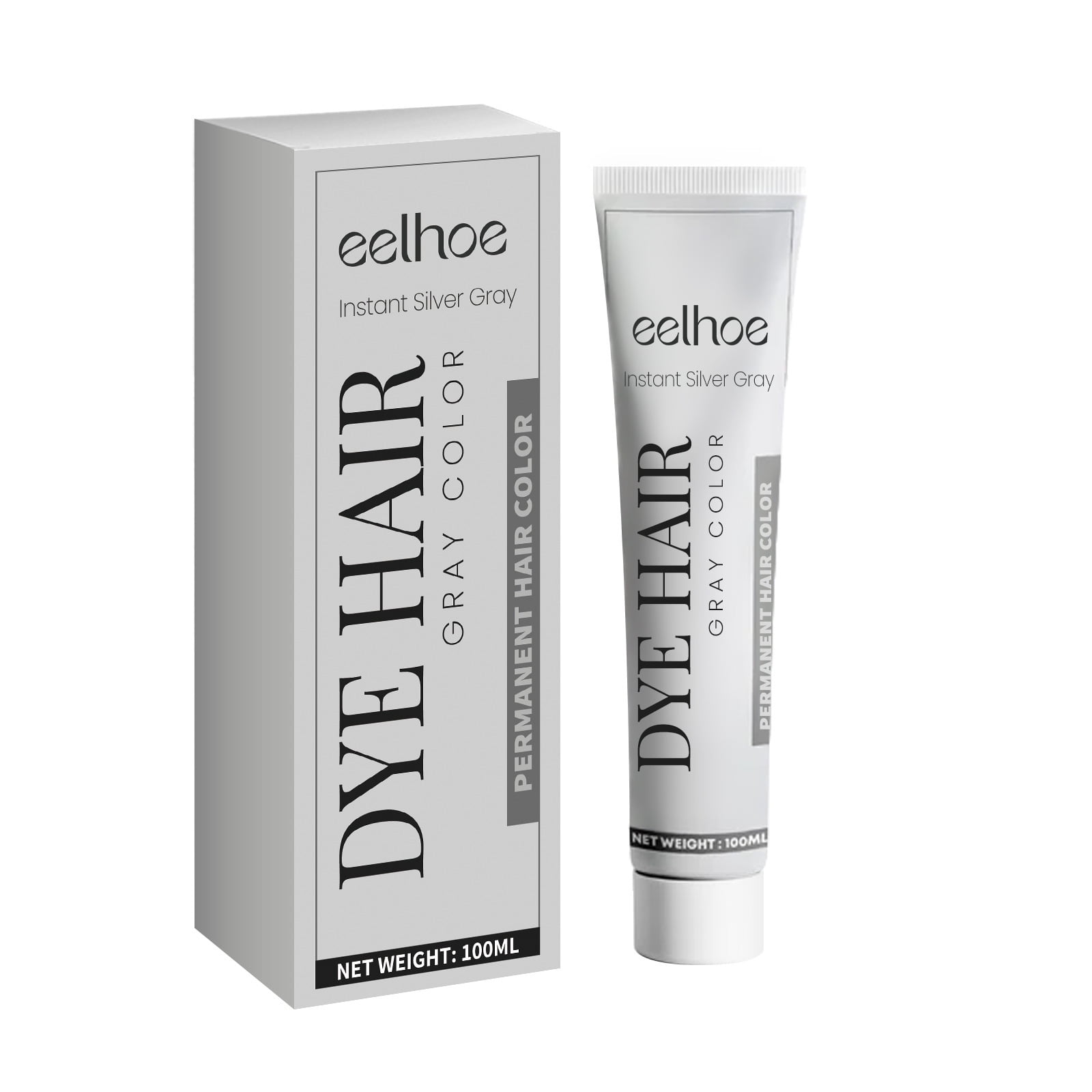 ChenJin Gray Hair Cream Natural Hair Color Long Lasting No Hair Damage ...