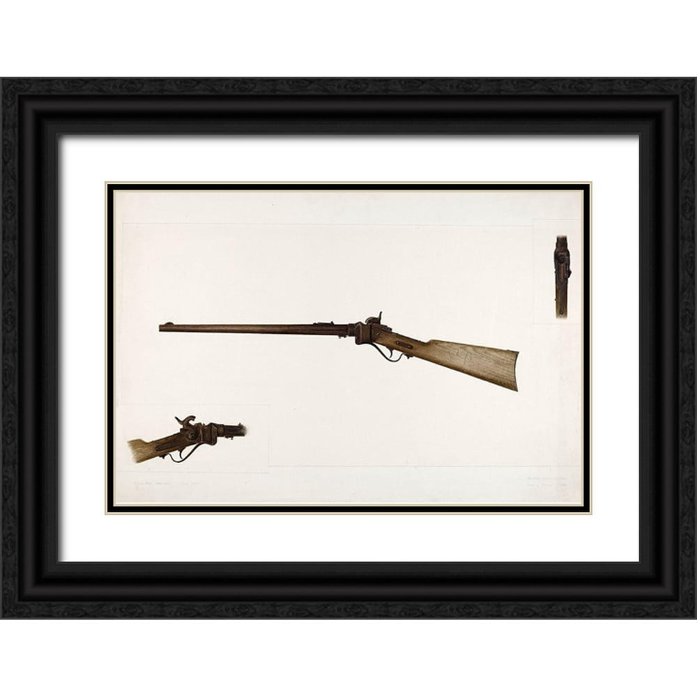 Cheney, Clyde L. 18x13 Black Ornate Wood Framed with Double Matting ...