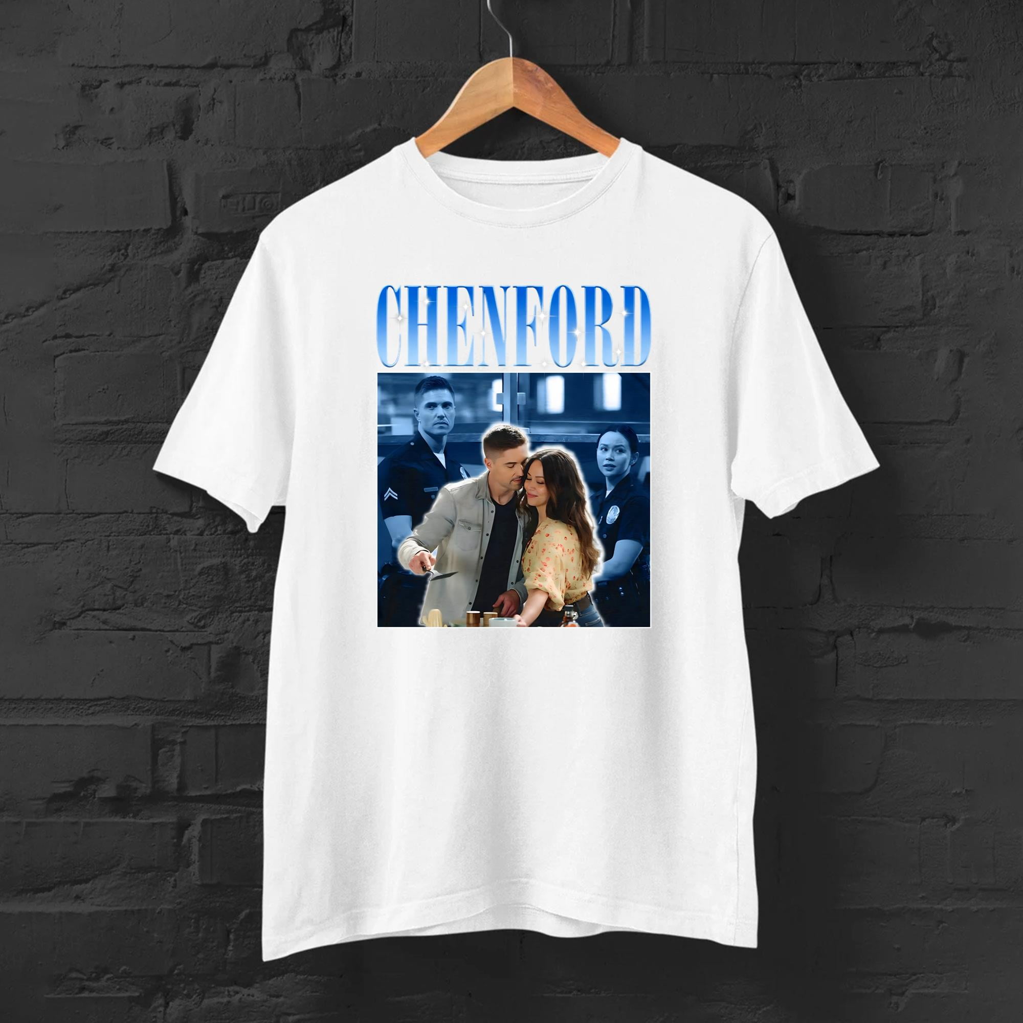 Chenford Retro Vintage Tee, Chenford The Rookie lucy chen tim bradford Graphic Design Merch ...