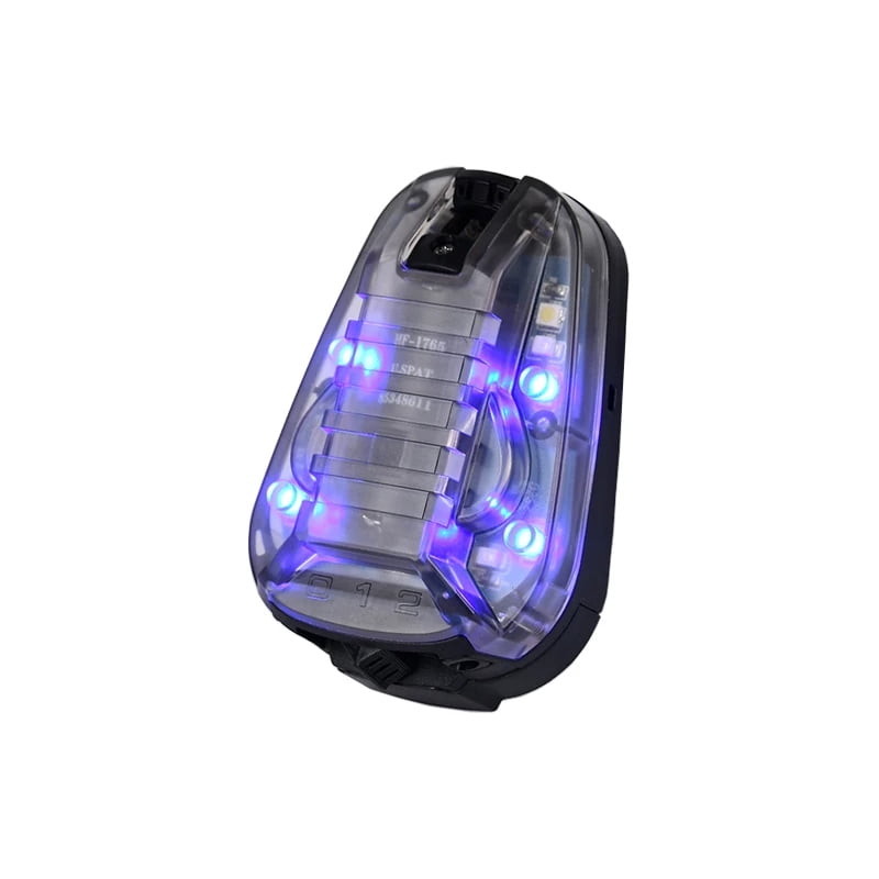 ChengZhiqiangqgwg Outdoor Sports Helmet Light with Multi-Color Strobe ...